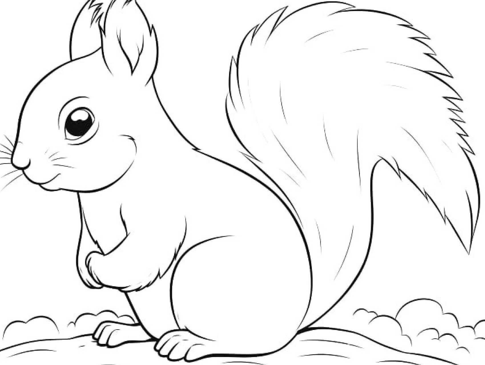 Kostenlose Ausmalbilder Eichhörnchen Für Kinder Zum Ausdrucken